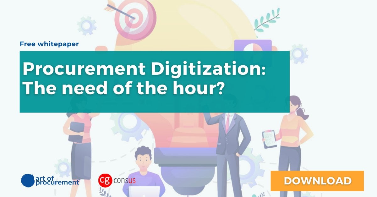 Free whitepaper | Procurement Digitization: The need of the hour?